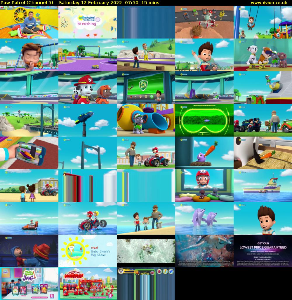 Paw Patrol (Channel 5 HD) - 2022-02-12-0750