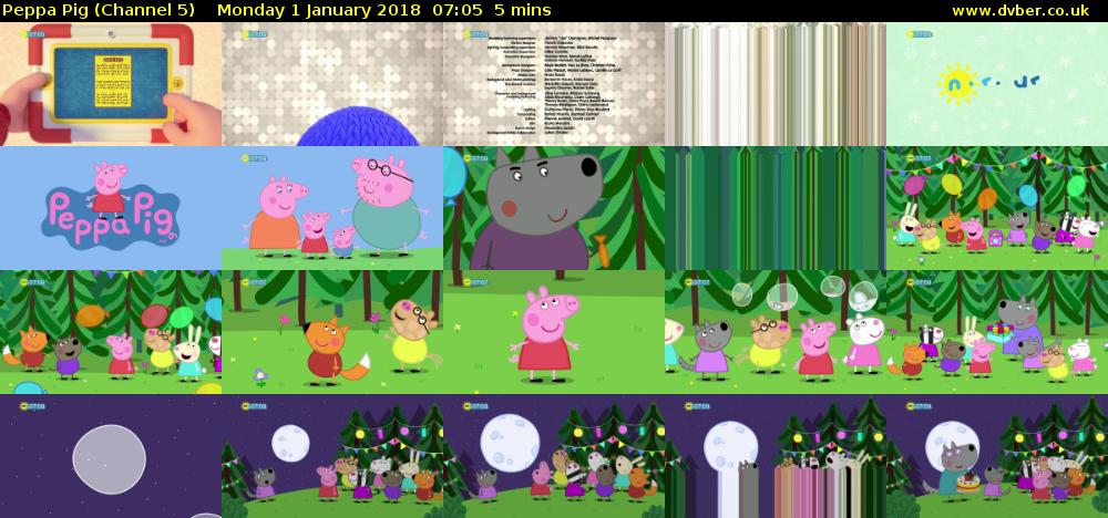 Peppa Pig (Channel 5 HD) - 2018-01-01-0705