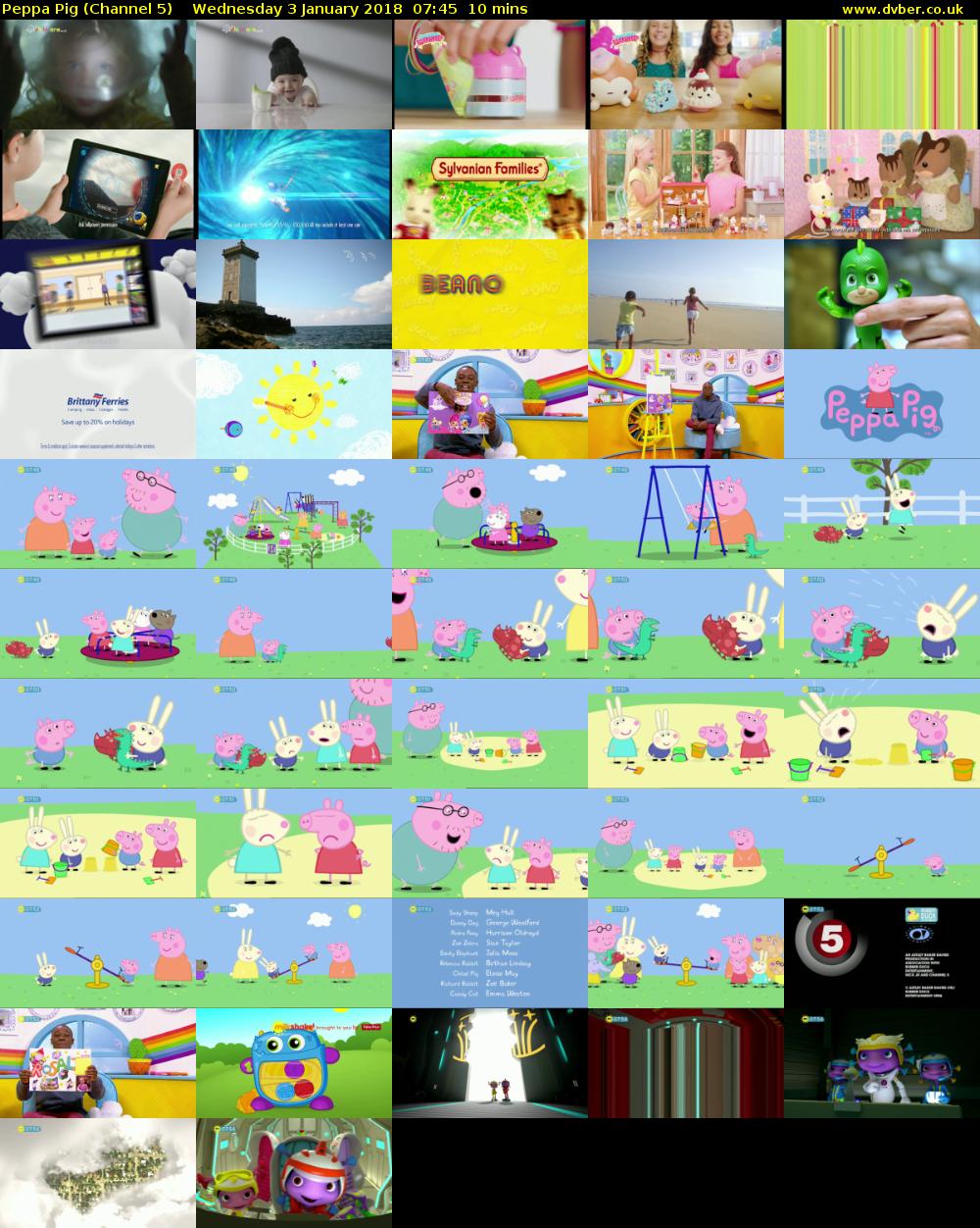 Peppa Pig (Channel 5 HD) - 2018-01-03-0745