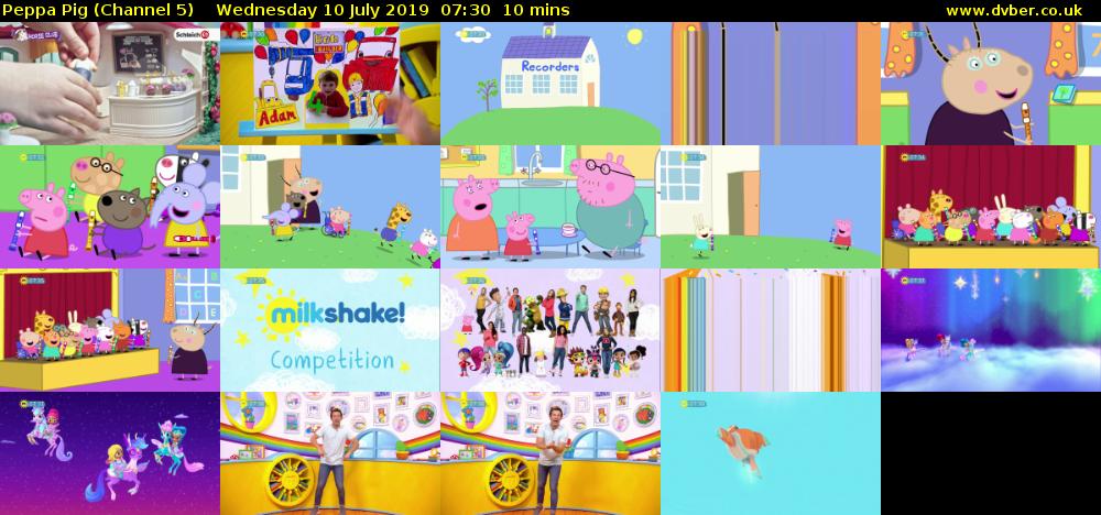 Peppa Pig (Channel 5 HD) - 2019-07-10-0730