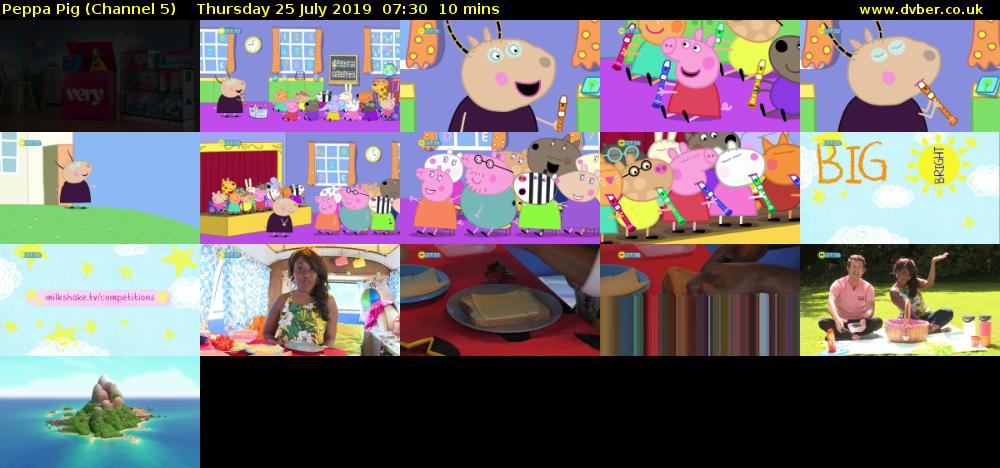 Peppa Pig (Channel 5 HD) - 2019-07-25-0730