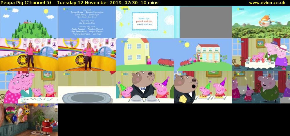 Peppa Pig (Channel 5 HD) - 2019-11-12-0730