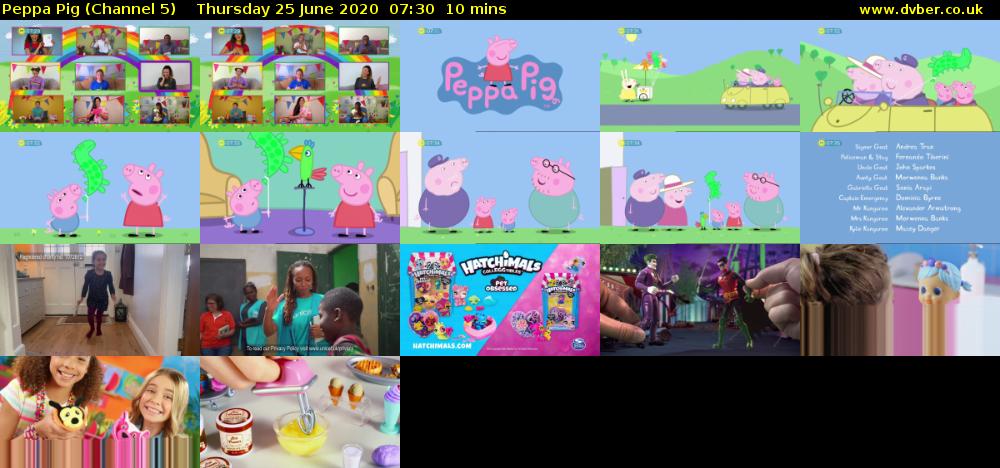 Peppa Pig (Channel 5 HD) - 2020-06-25-0730
