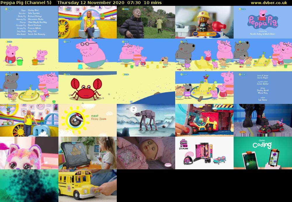 Peppa Pig (Channel 5 HD) - 2020-11-12-0730