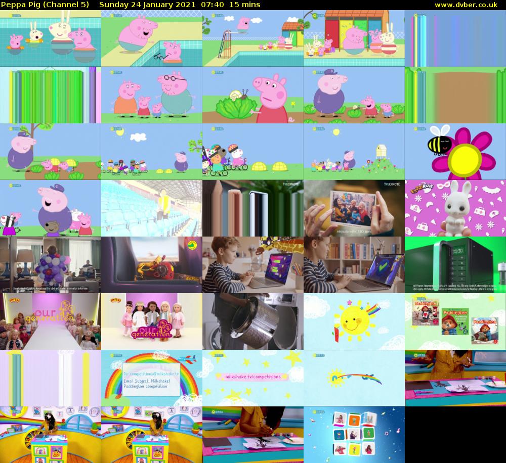 Peppa Pig (Channel 5 HD) - 2021-01-24-0740