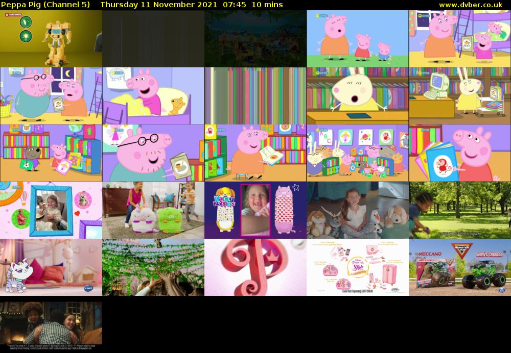 Peppa Pig (Channel 5 HD) - 2021-11-11-0745