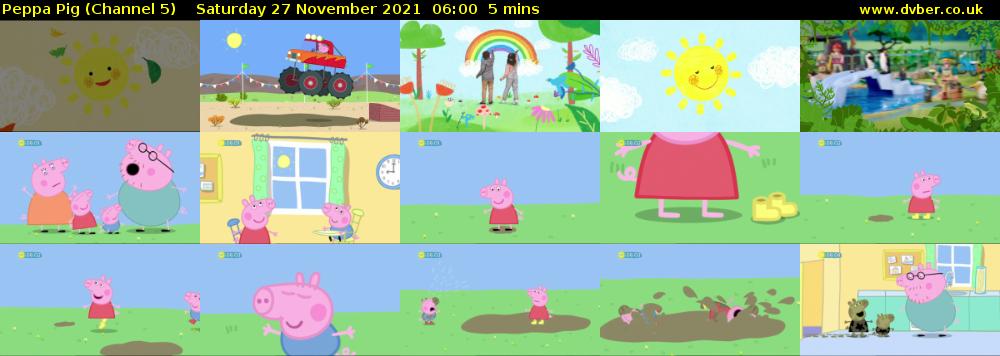 Peppa Pig (Channel 5 HD) - 2021-11-27-0600