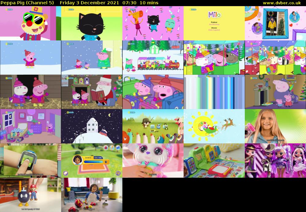 Peppa Pig (Channel 5 HD) - 2021-12-03-0730