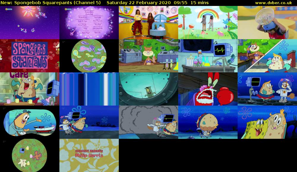 Spongebob Squarepants (Channel 5 HD) - 2020-02-22-0955