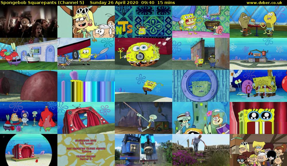 Spongebob Squarepants (Channel 5 HD) - 2020-04-26-0940