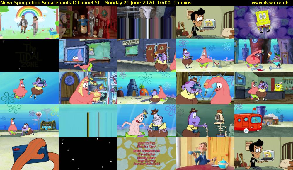 Spongebob Squarepants (Channel 5 HD) - 2020-06-21-1000