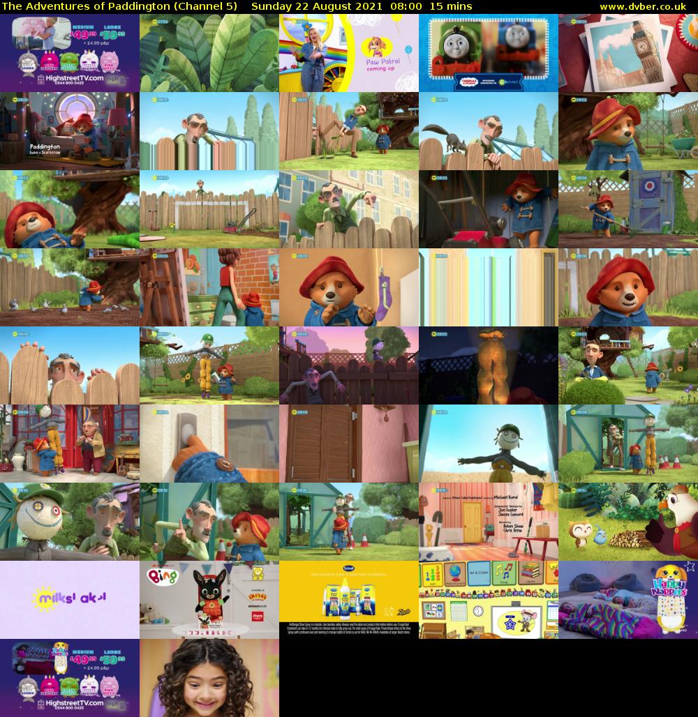 The Adventures of Paddington (Channel 5 HD) - 2021-08-22-0800