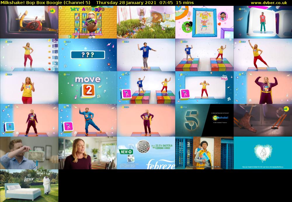 Milkshake! Bop Box Boogie (Channel 5) - 2021-01-28-0745