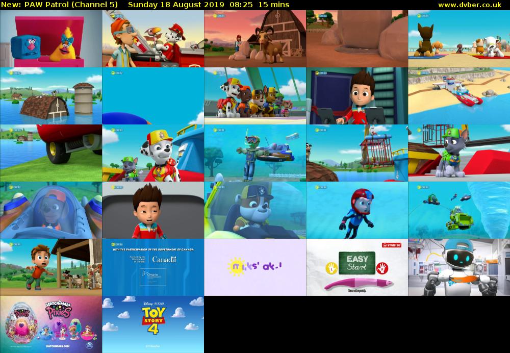 PAW Patrol (Channel 5) - 2019-08-18-0825