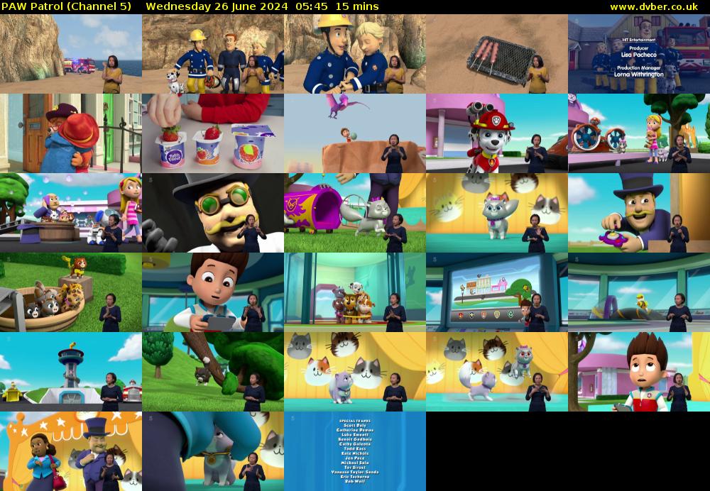 PAW Patrol (Channel 5) - 2024-06-26-0545