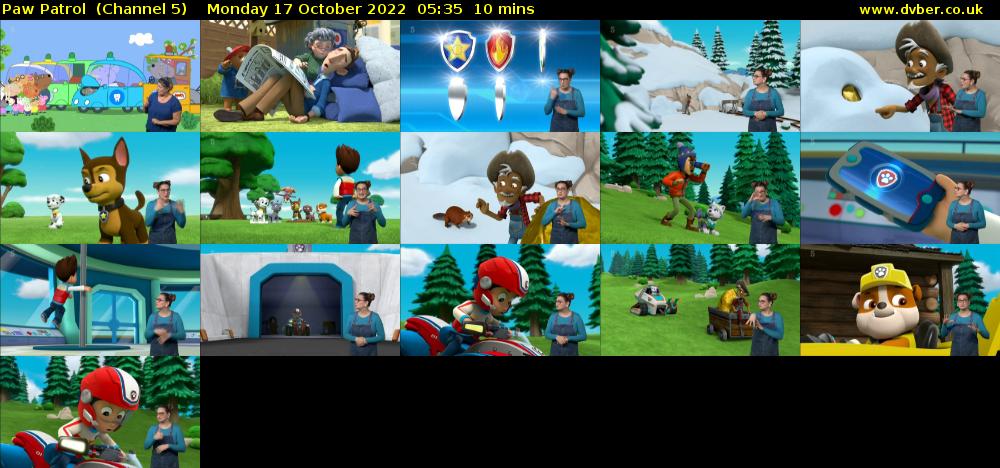 Paw Patrol (Channel 5) - 2022-10-17-0535