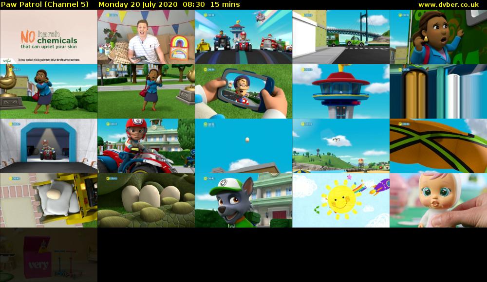 Paw Patrol (Channel 5) - 2020-07-20-0830