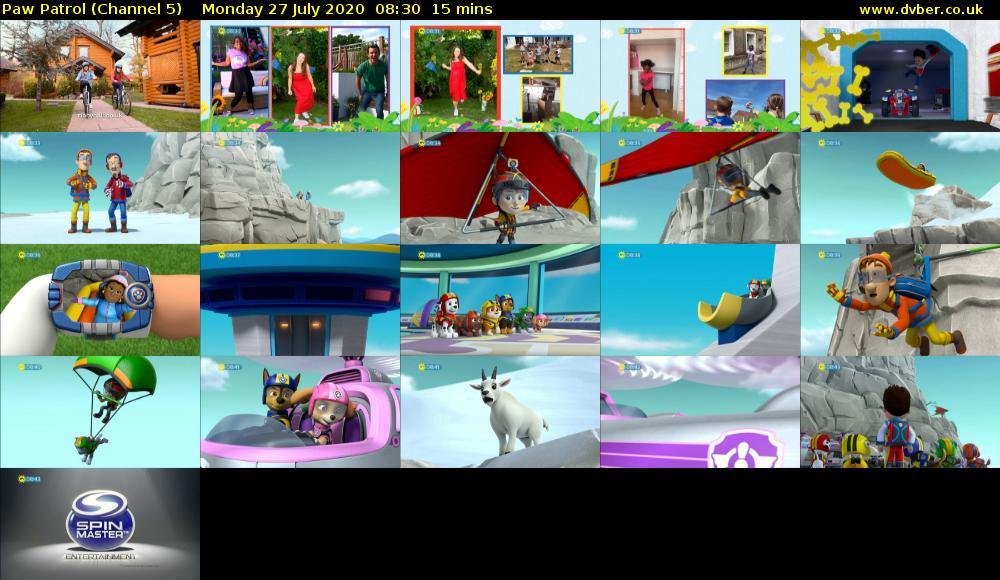 Paw Patrol (Channel 5) - 2020-07-27-0830