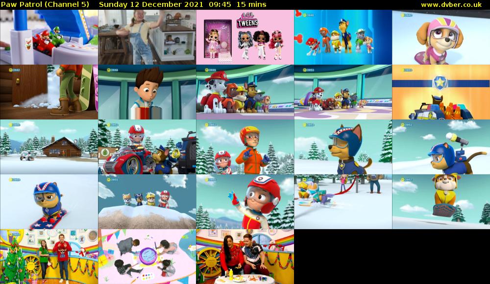Paw Patrol (Channel 5) - 2021-12-12-0945