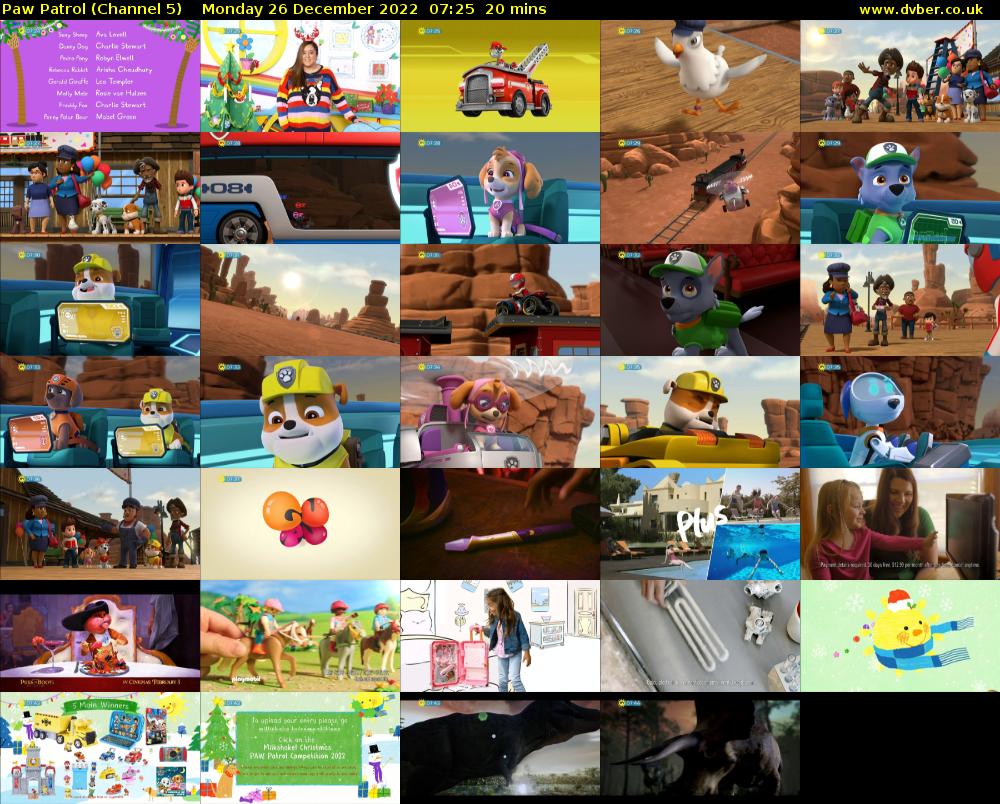 Paw Patrol (Channel 5) - 2022-12-26-0725