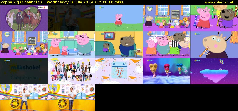 Peppa Pig (Channel 5) - 2019-07-10-0730