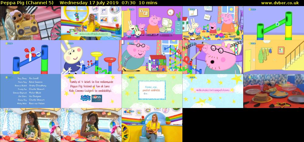 Peppa Pig (Channel 5) - 2019-07-17-0730