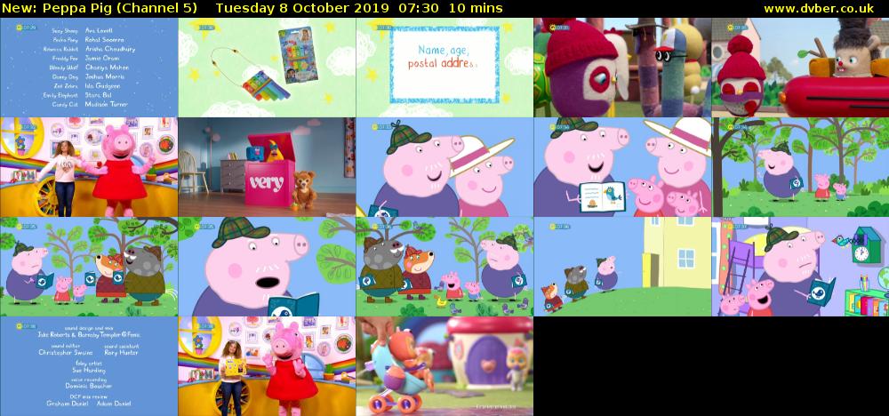 Peppa Pig (Channel 5) - 2019-10-08-0730