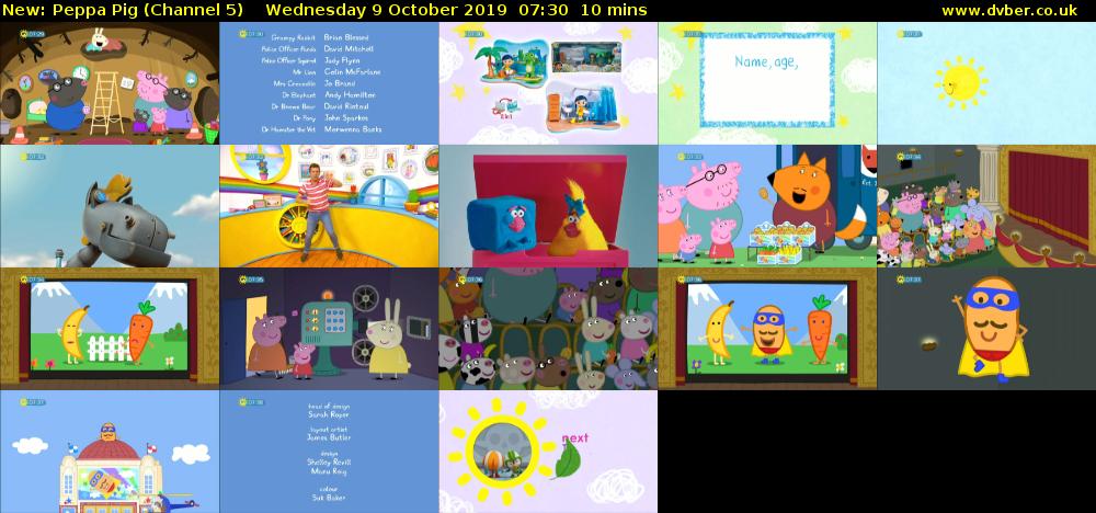 Peppa Pig (Channel 5) - 2019-10-09-0730