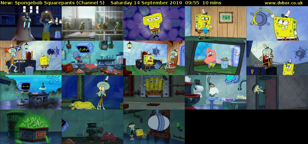 Spongebob Squarepants (Channel 5) - 2019-09-14-0955