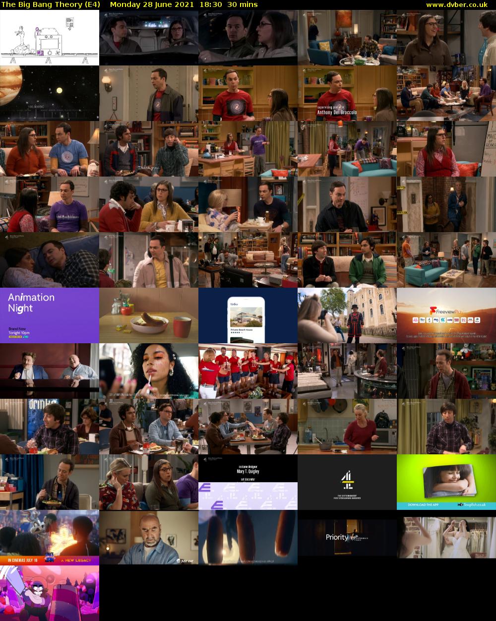 The Big Bang Theory (E4) - 2021-06-28-1830