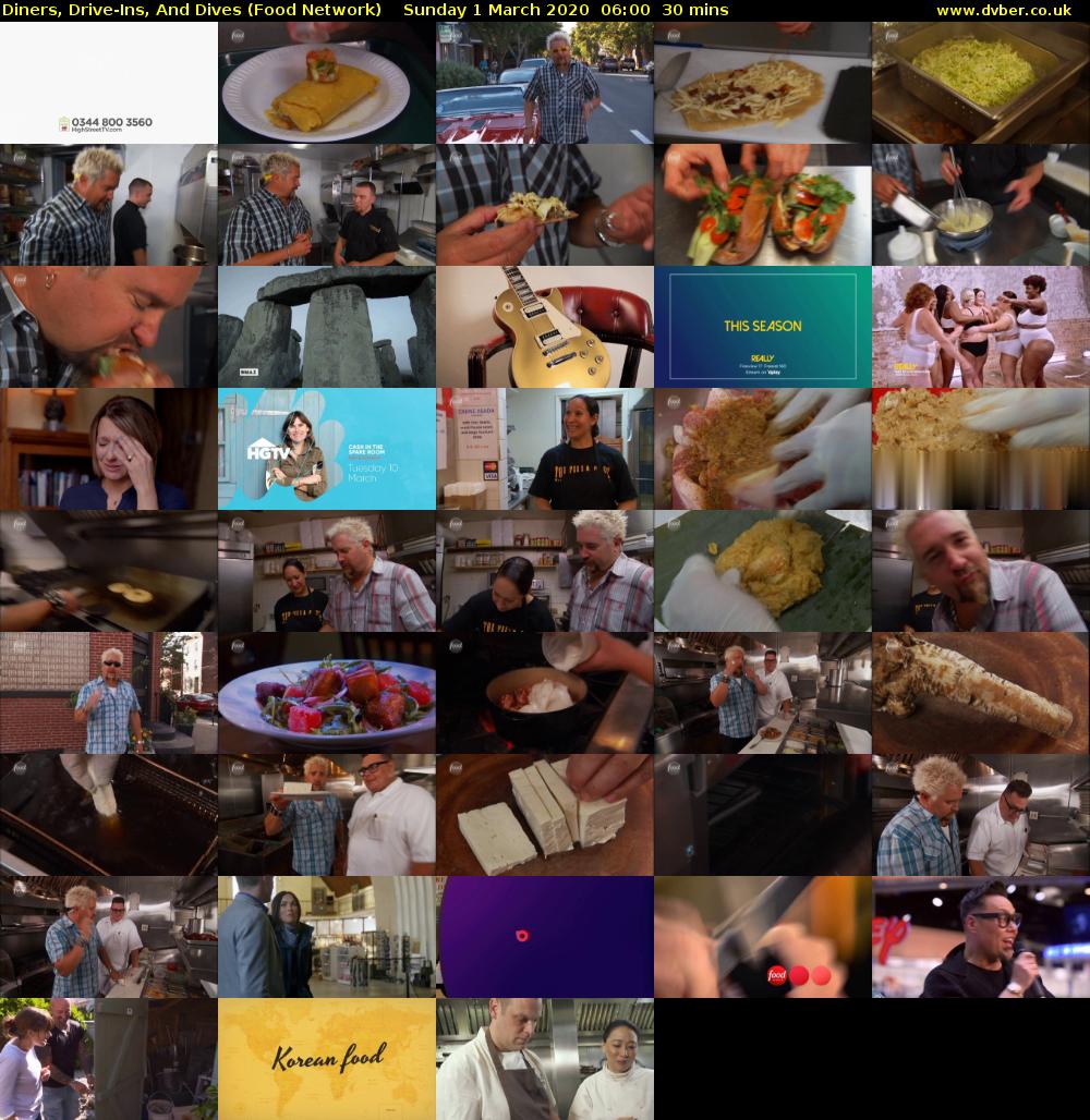 Diners, Drive-Ins, And Dives (Food Network) - 2020-03-01-0600