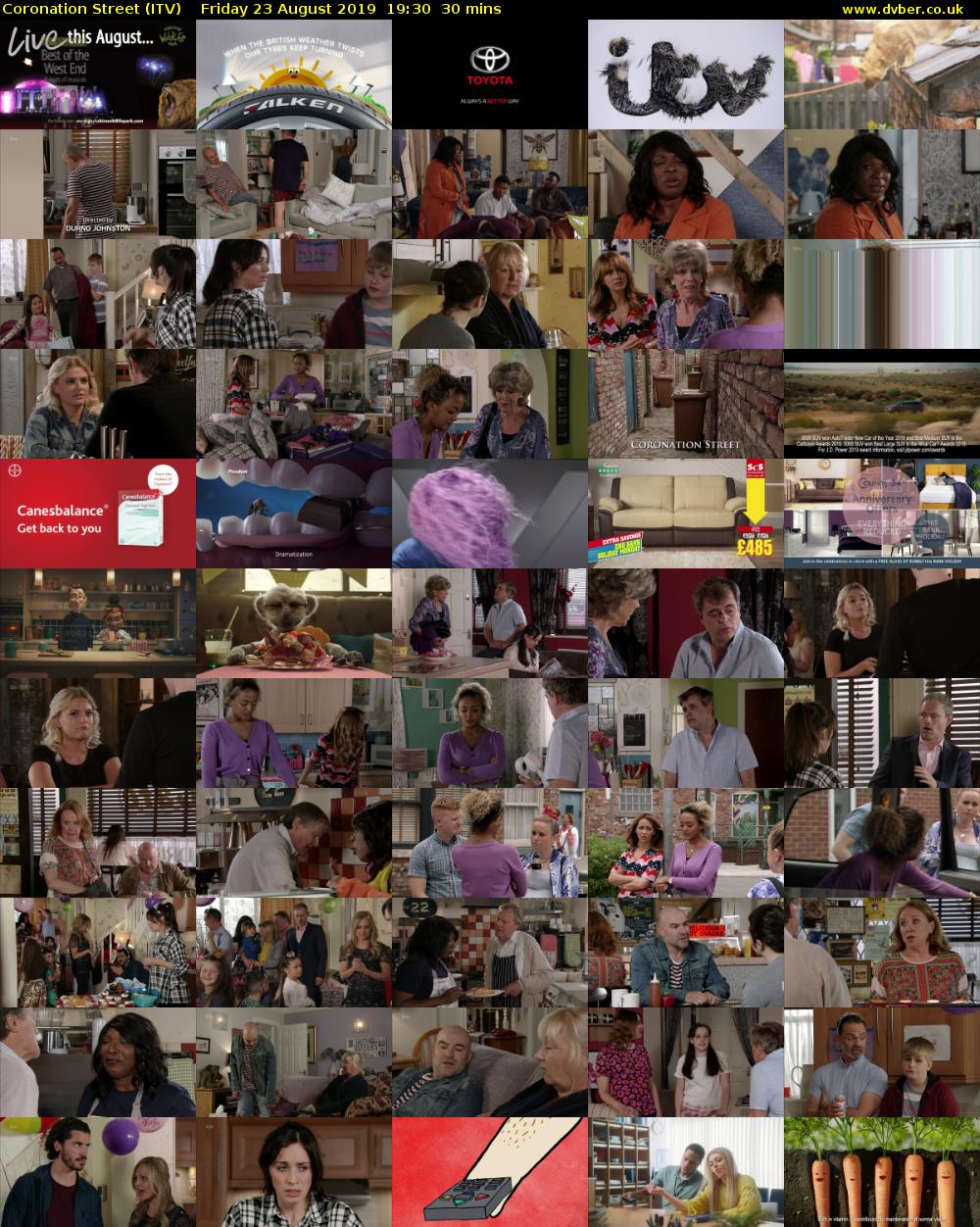 Coronation Street (ITV HD) - 2019-08-23-1930