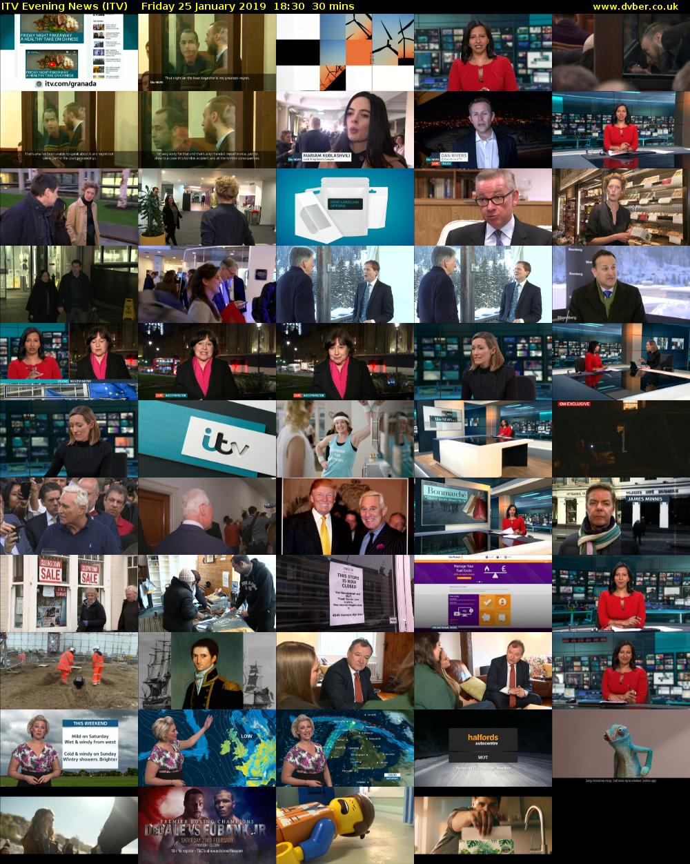 ITV Evening News (ITV) - 2019-01-25-1830