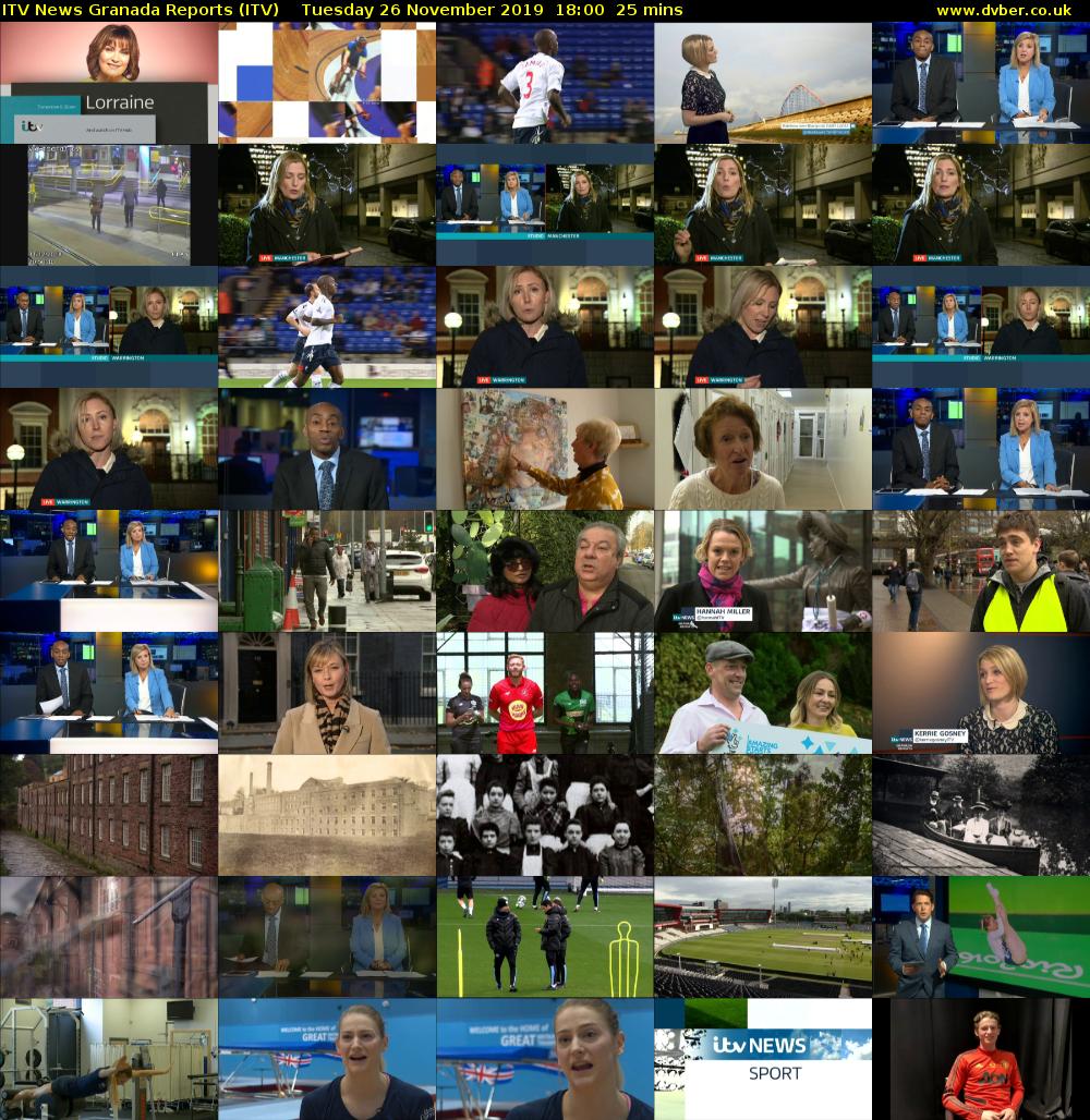 ITV News Granada Reports (ITV) - 2019-11-26-1800