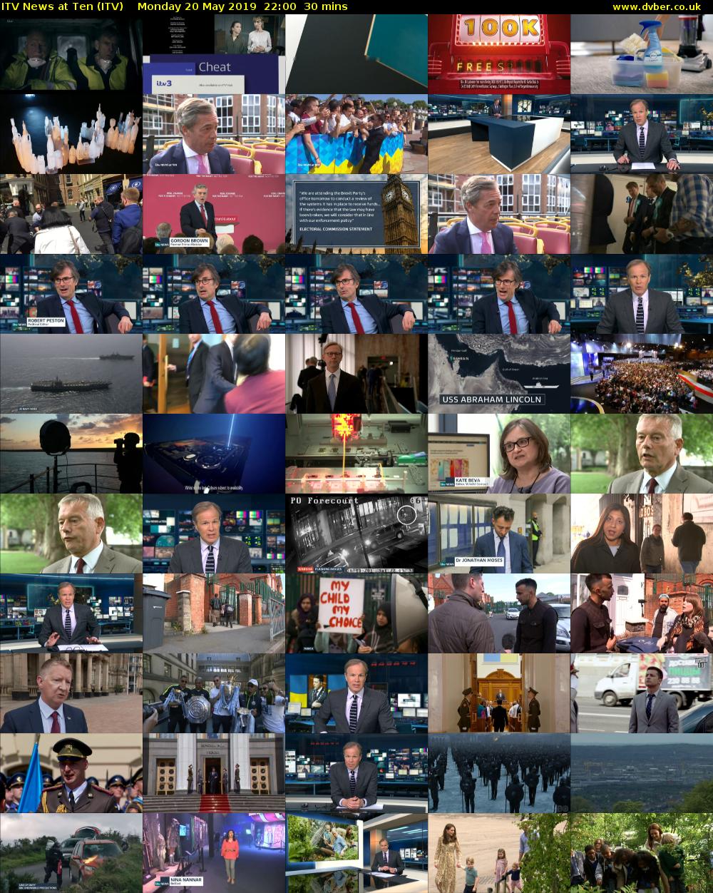 ITV News at Ten (ITV) - 2019-05-20-2200