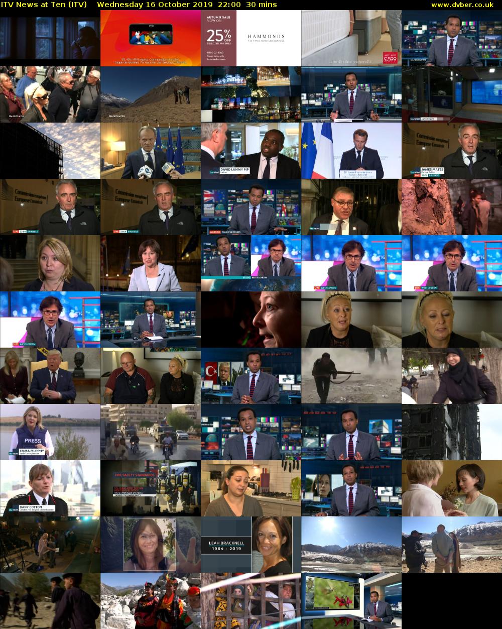 ITV News at Ten (ITV) - 2019-10-16-2200