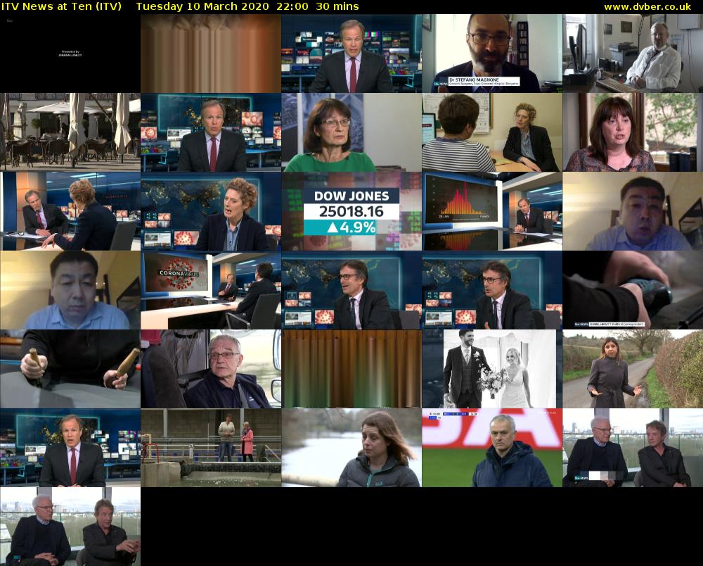 ITV News at Ten (ITV) - 2020-03-10-2200