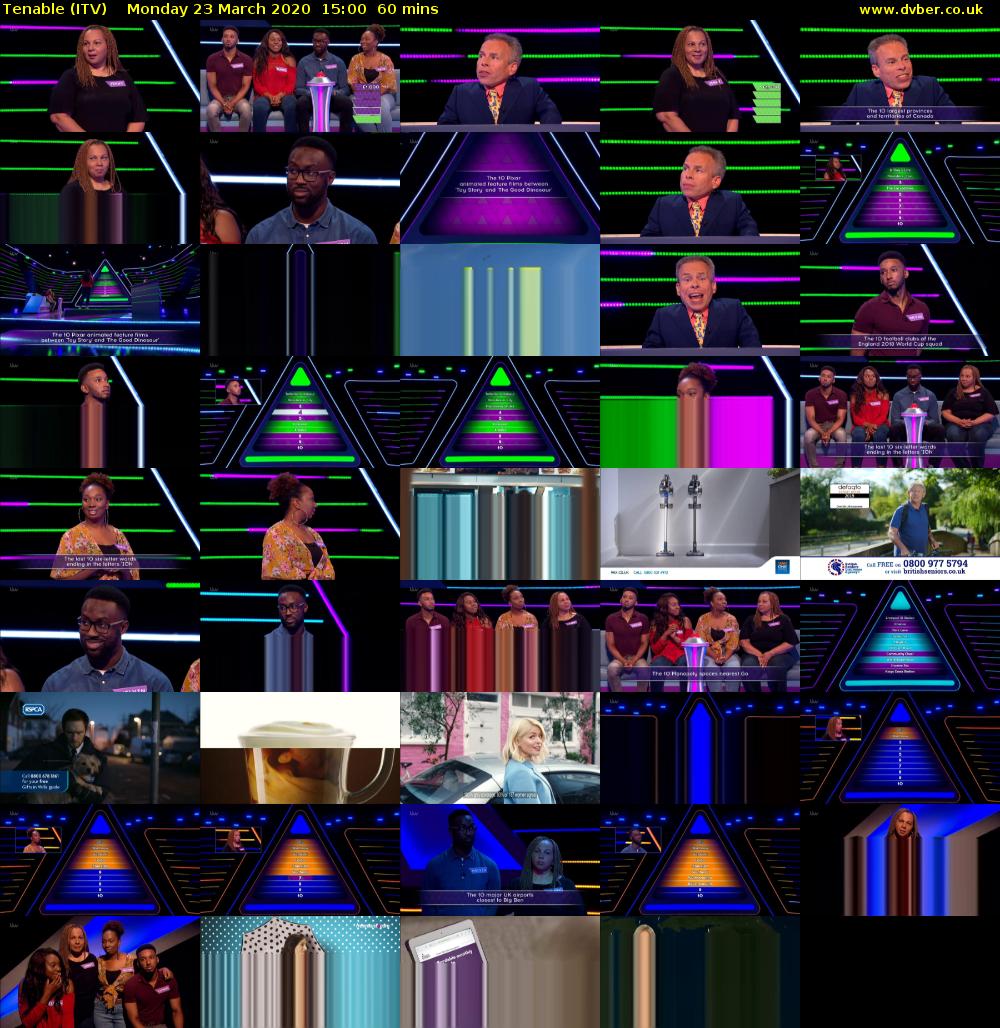 Tenable (ITV) - 2020-03-23-1500