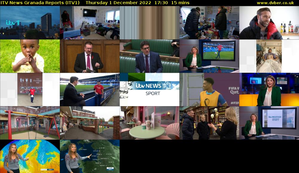 ITV News Granada Reports (ITV1) - 2022-12-01-1730