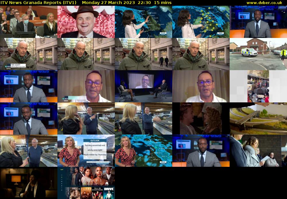 ITV News Granada Reports (ITV1) - 2023-03-27-2230