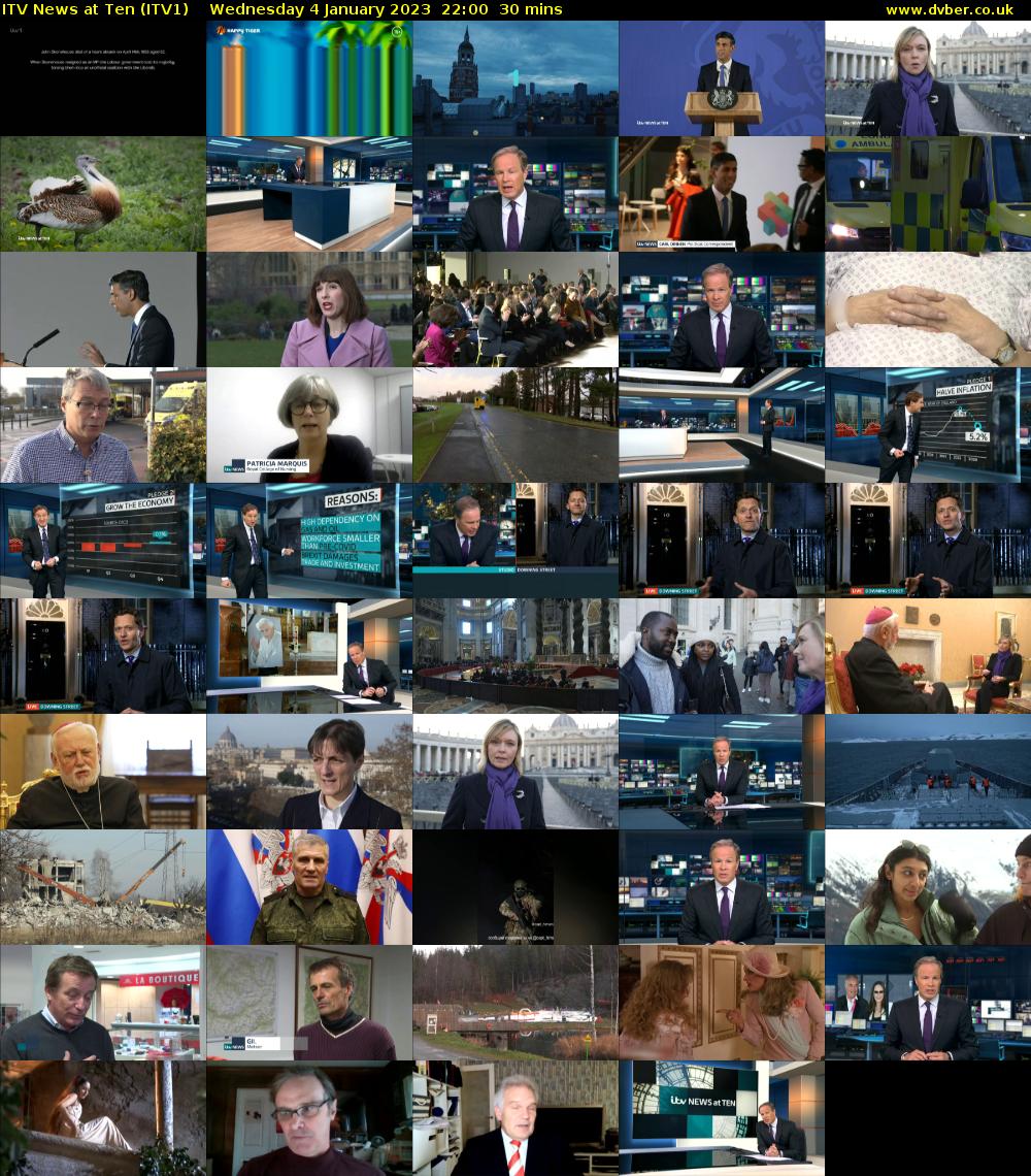 ITV News at Ten (ITV1) - 2023-01-04-2200
