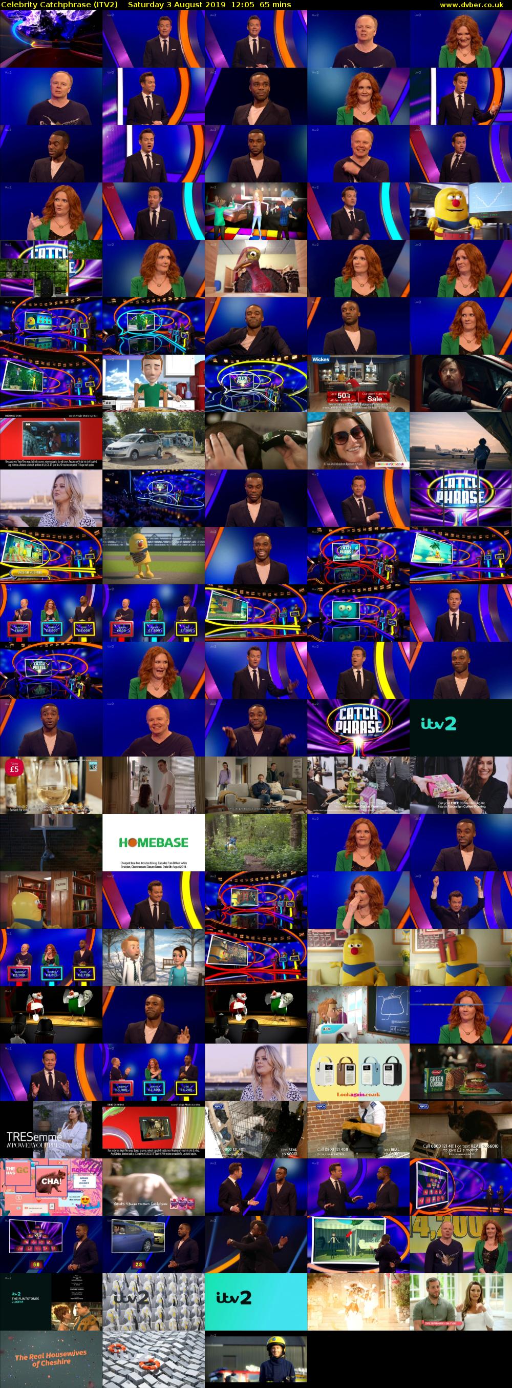 Celebrity Catchphrase (ITV2) - 2019-08-03-1205