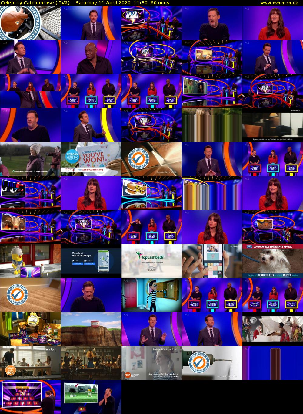 Celebrity Catchphrase (ITV2) - 2020-04-11-1130