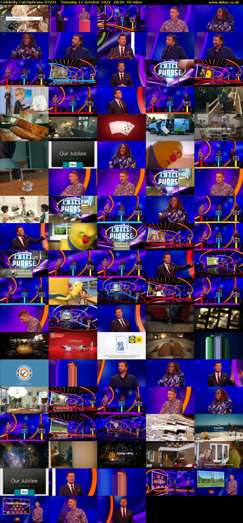 Celebrity Catchphrase (ITV2) - 2022-10-11-1800