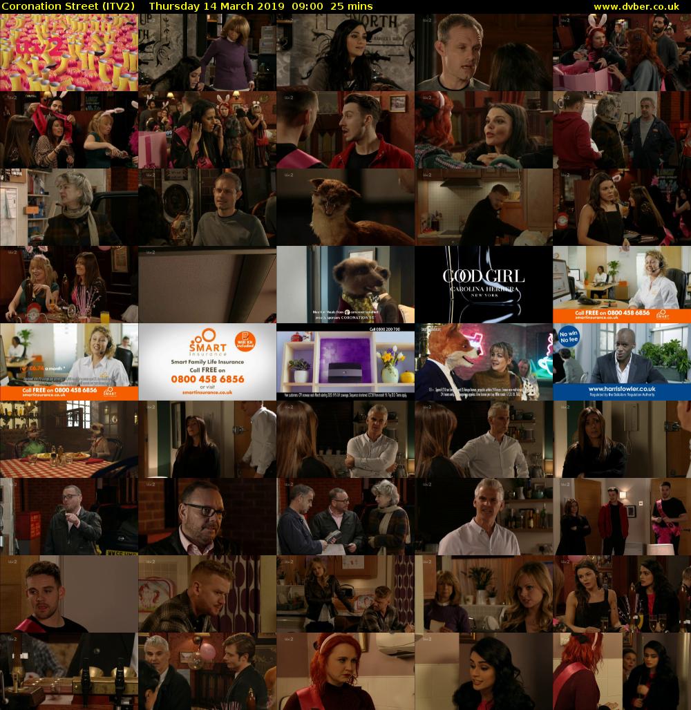 Coronation Street (ITV2) - 2019-03-14-0900