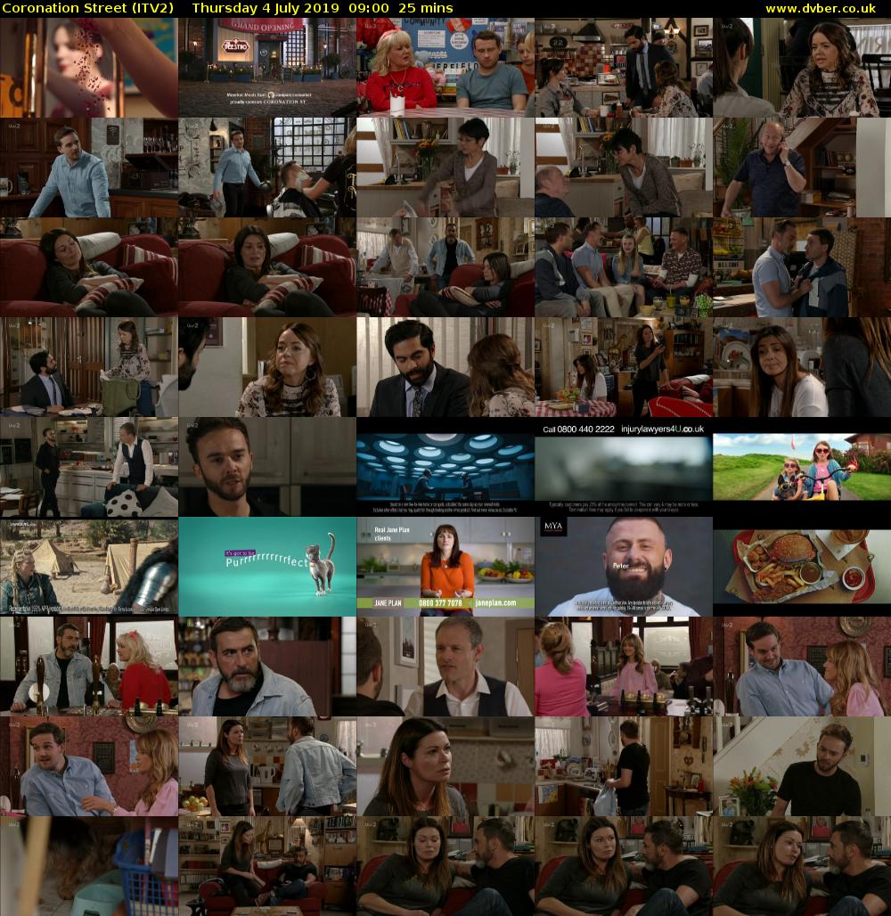 Coronation Street (ITV2) - 2019-07-04-0900
