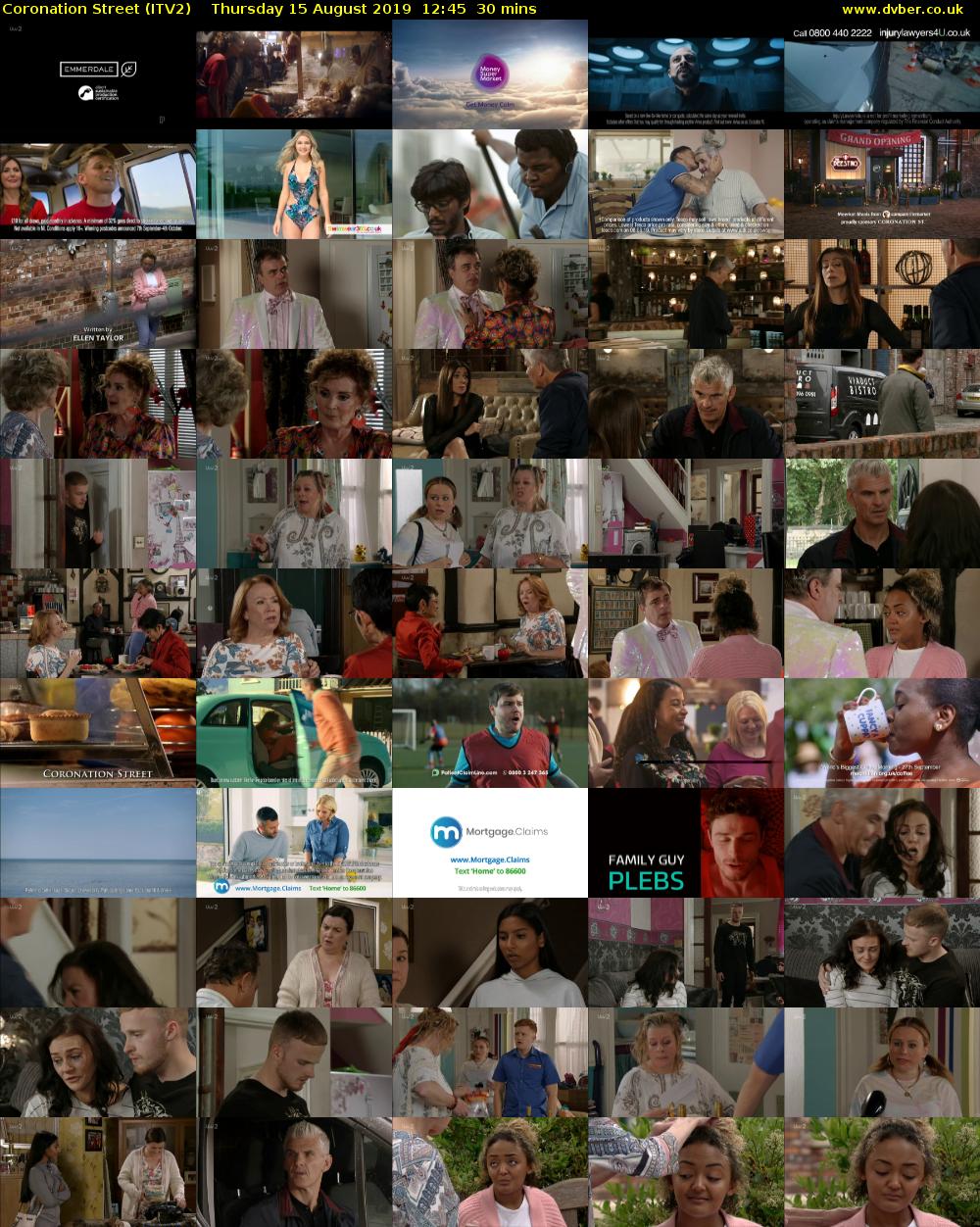 Coronation Street (ITV2) - 2019-08-15-1245