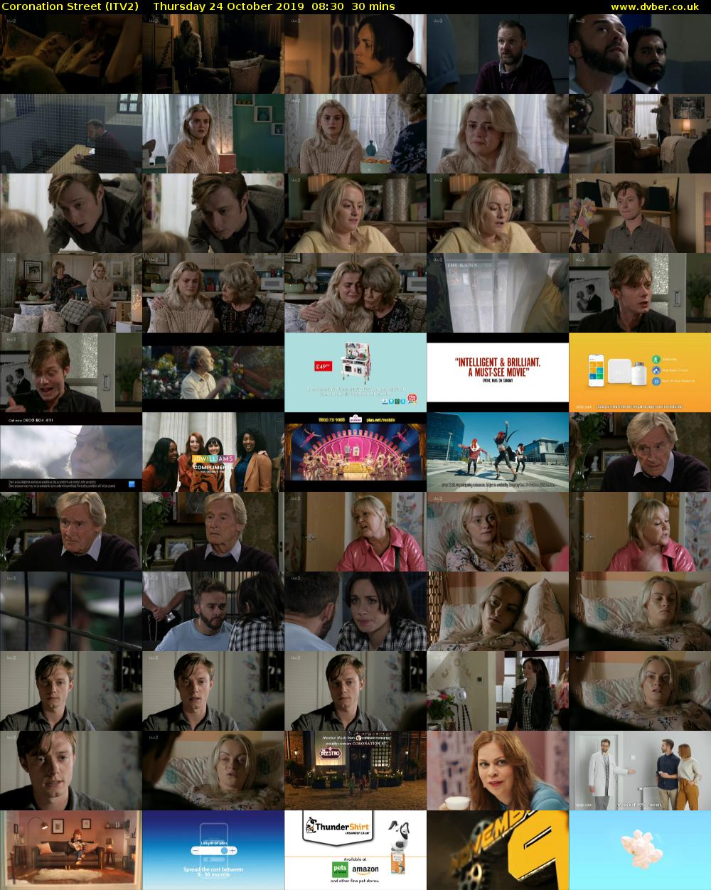 Coronation Street (ITV2) - 2019-10-24-0830