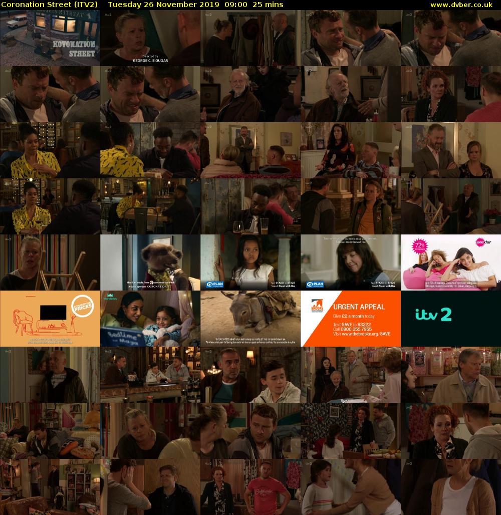 Coronation Street (ITV2) - 2019-11-26-0900
