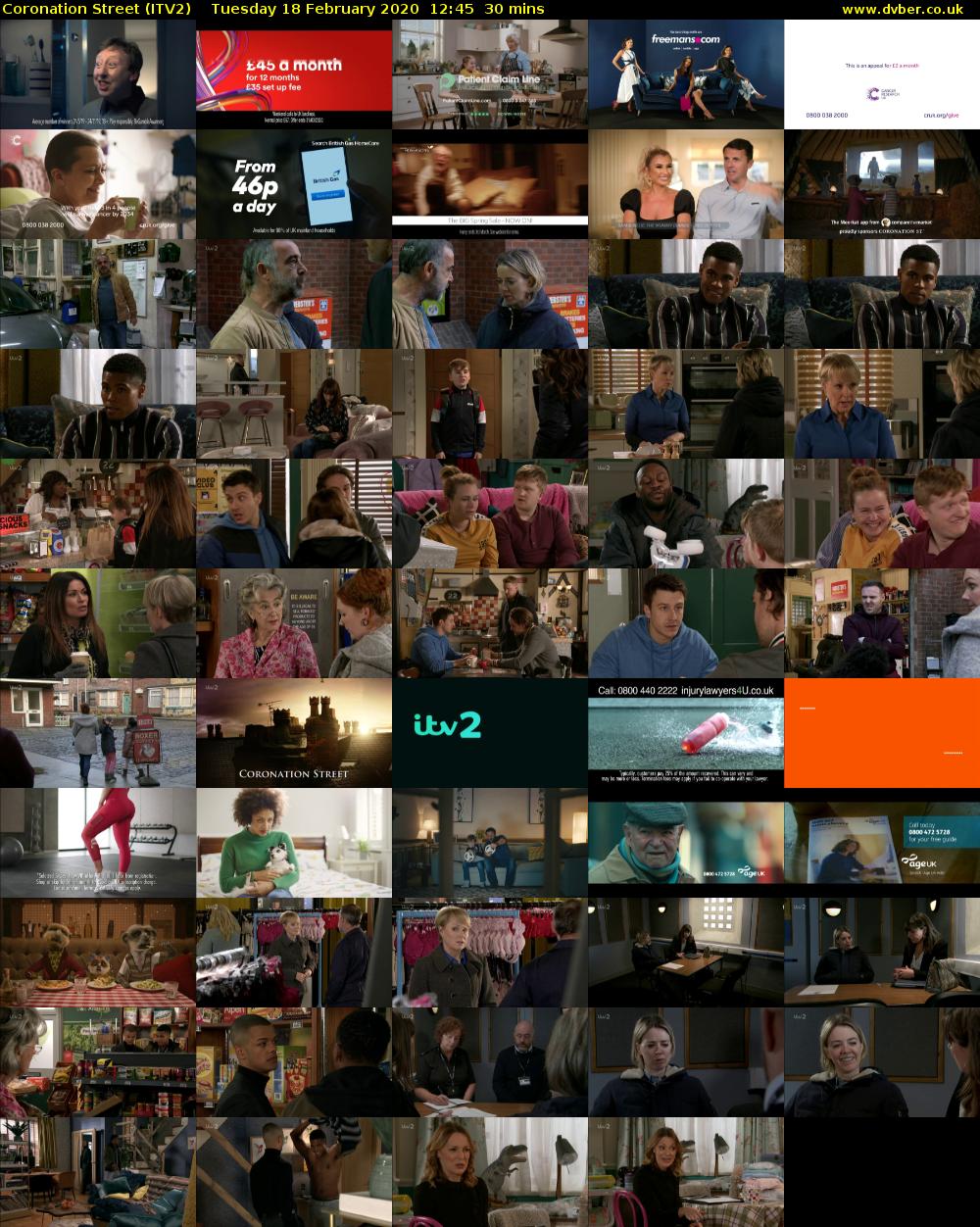 Coronation Street (ITV2) - 2020-02-18-1245
